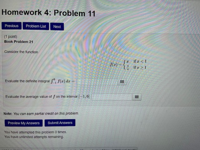 Solved Homework 4: Problem 9 Previous Problem List Next (1 | Chegg.com