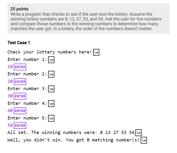 Solved 25 points Write a program that checks to see if the | Chegg.com