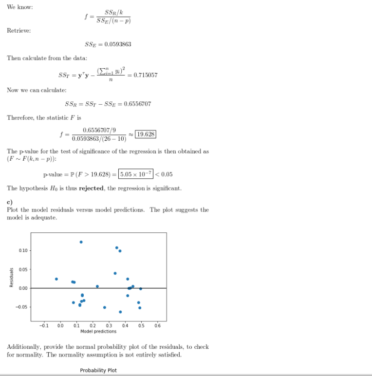 Solved Regression Analysis: R Studio. Need output applied | Chegg.com