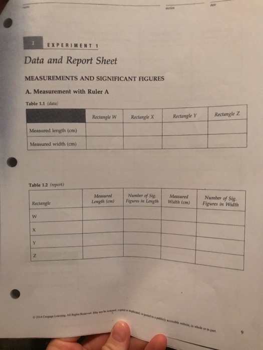Safety Scale Laboratory Eaperiments for Chemistry for | Chegg.com