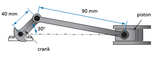 Solved 1) Analytically determine the linear displacement of | Chegg.com