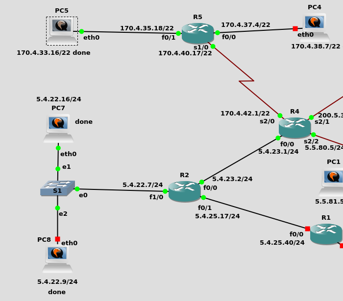 Solved I can ping PC7 form Router 4 and the Switch, I have | Chegg.com