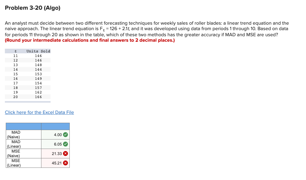 Solved An analyst must decide between two different | Chegg.com