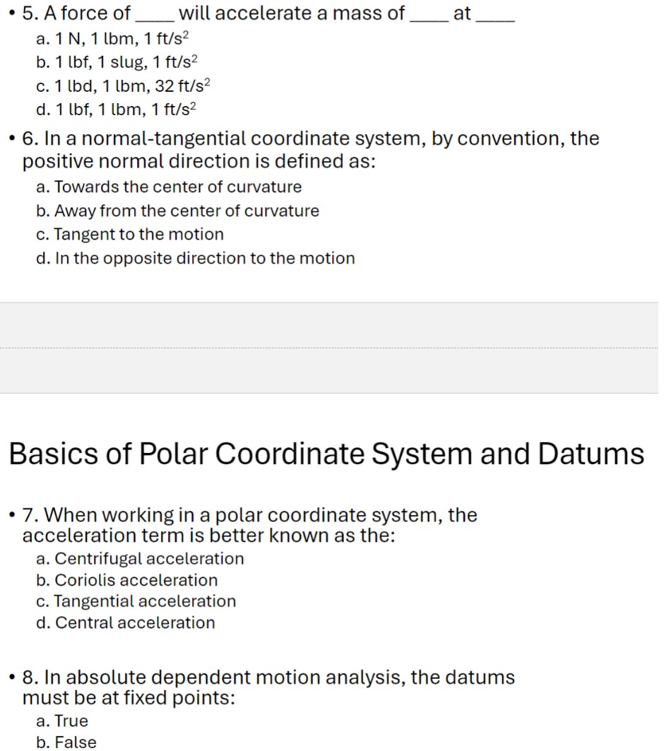 Solved Physics problems. All multiple choice. Thanks | Chegg.com