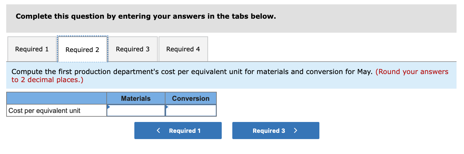 Solved Exercise 4-8 (Algo) Equivalent Units; Cost per | Chegg.com