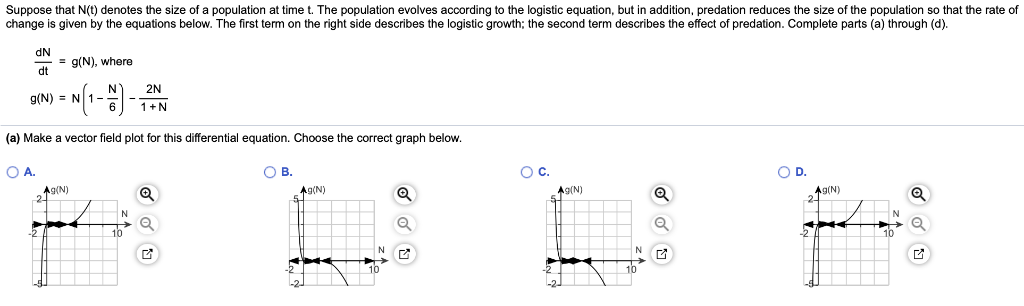 Solved Make a vector field plot of the differential | Chegg.com