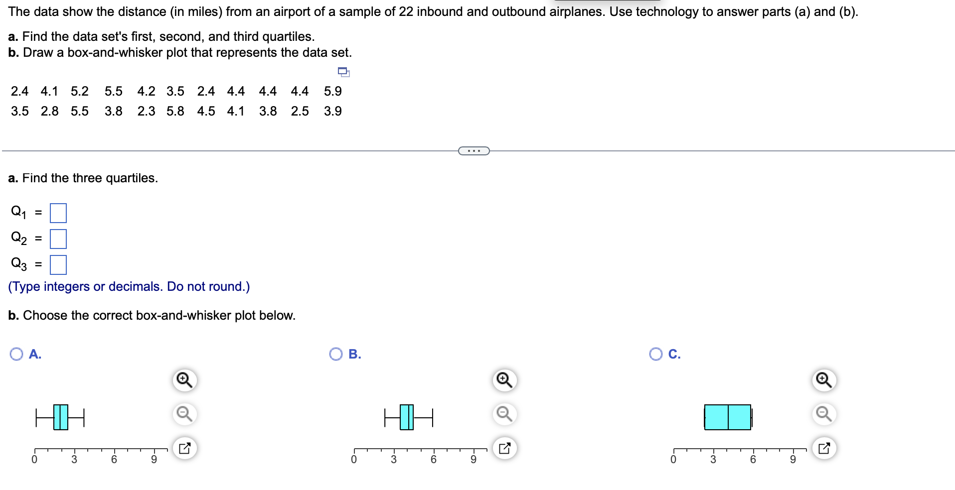 Box And Whisker Plot Equals 