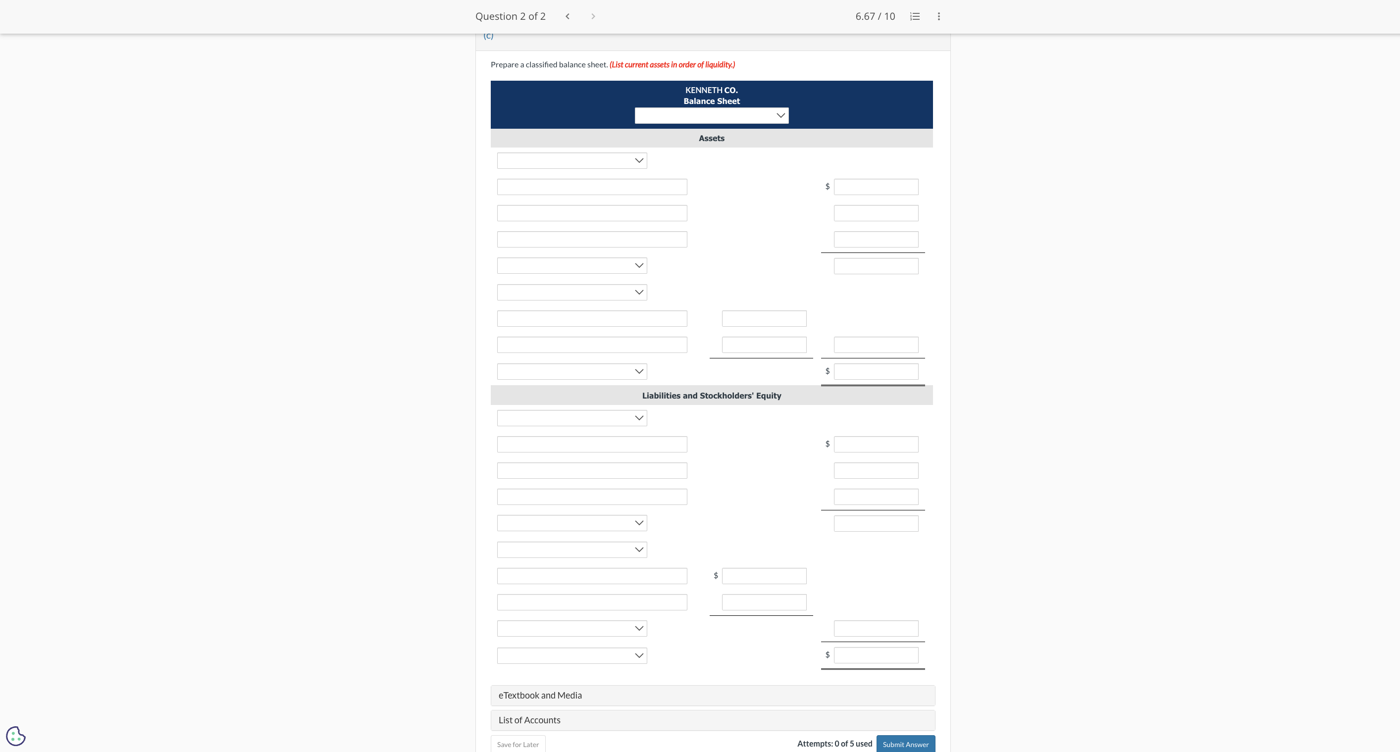 Solved Current Attempt in Progress The adjusted trial | Chegg.com
