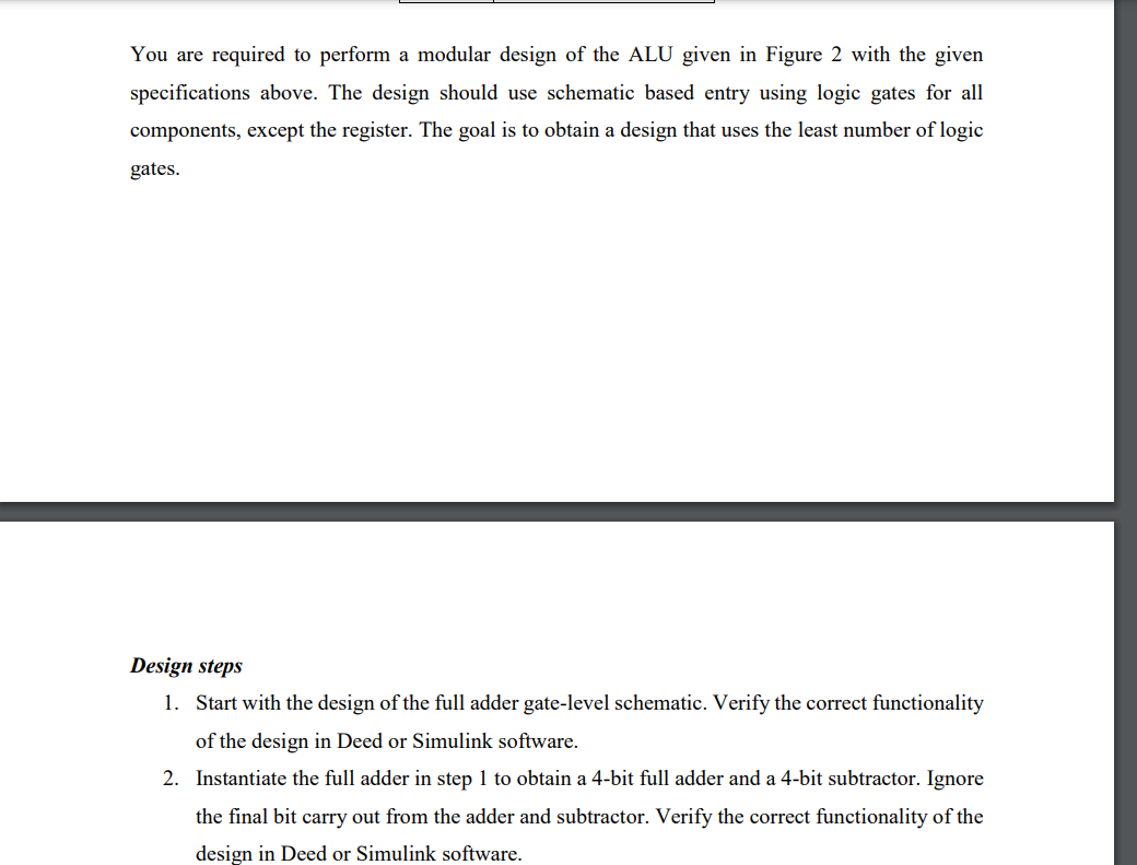 Solved Task In this group project, you will design the | Chegg.com