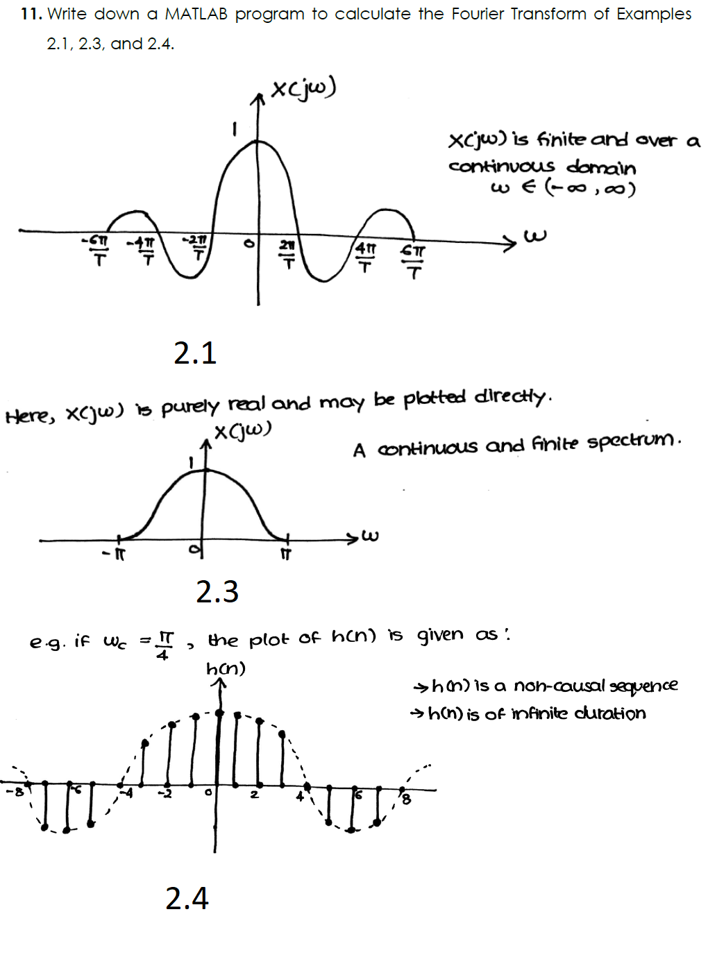 Solved 11. Write down a MATLAB program to calculate the | Chegg.com