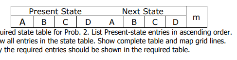 Solved Use D-type flip-flops to design a 4-bit counter (A, | Chegg.com