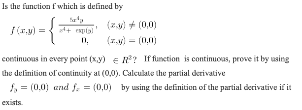 Solved Is the function f which is defined by | Chegg.com