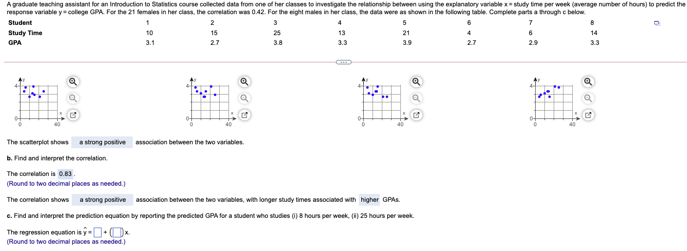 Solved A graduate teaching assistant for an Introduction to | Chegg.com