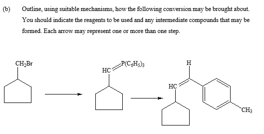 Solved Outline, using suitable mechanisms, how the following | Chegg.com