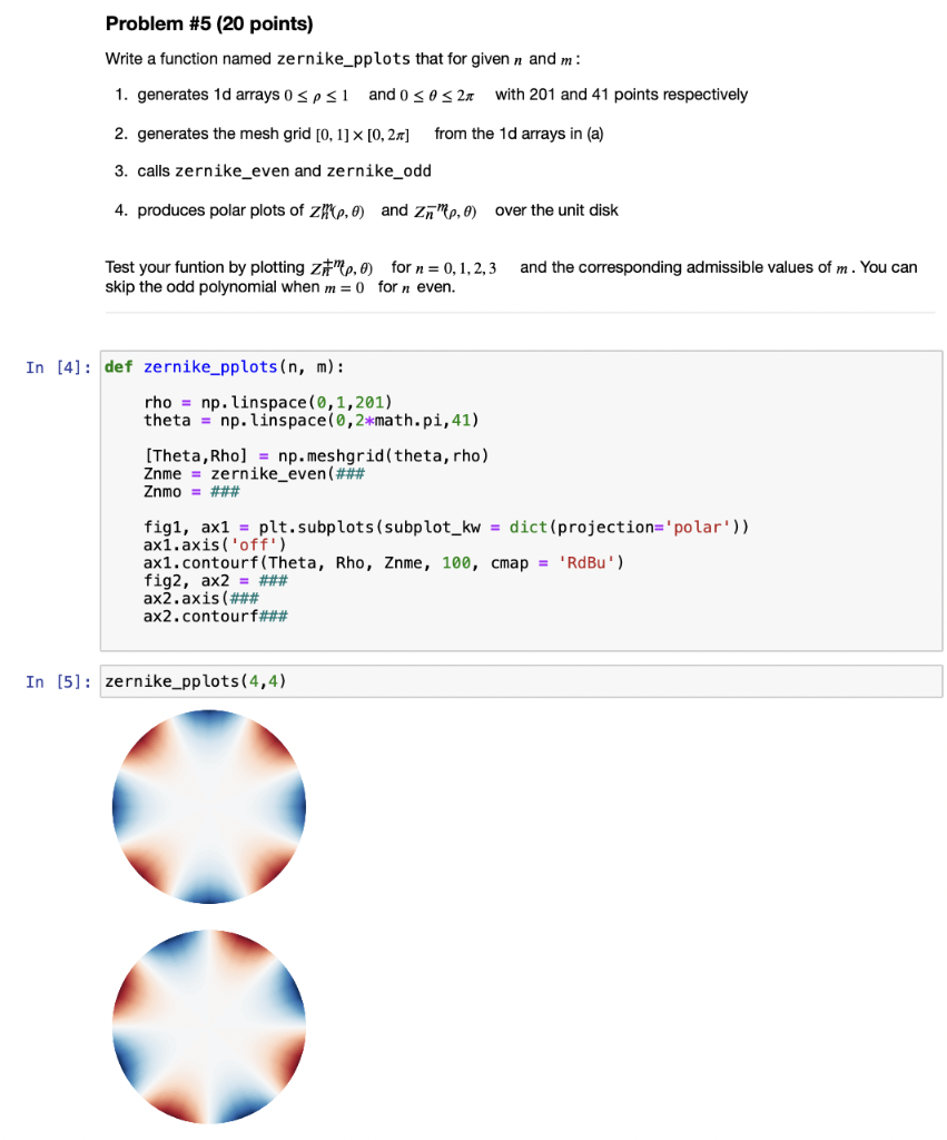 Solved Problem #5 (20 points) Write a function named | Chegg.com