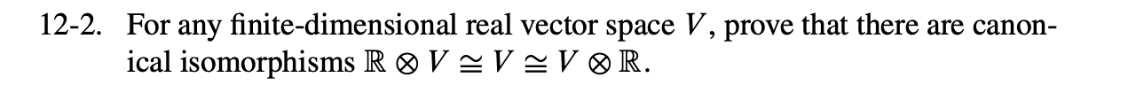 Solved 2-2. For any finite-dimensional real vector space V, | Chegg.com