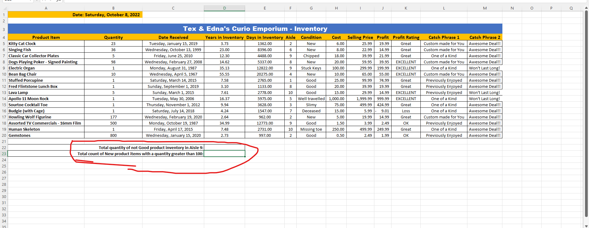 Solved Enter a formula in cell D22 that uses the SUMIFS | Chegg.com