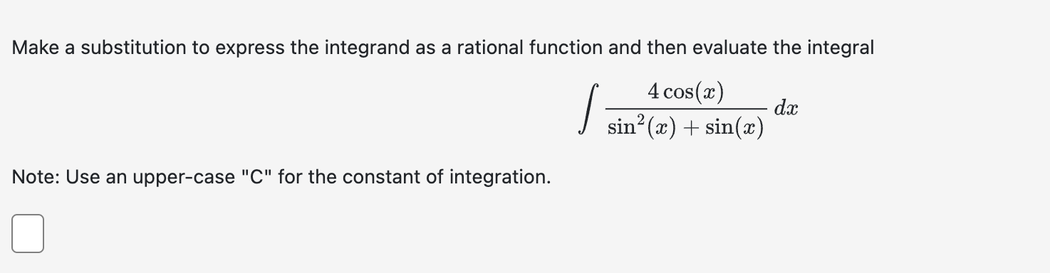 Solved Make a substitution to express the integrand as a | Chegg.com