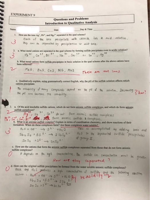 Solved EXPERIMENT 9 Questions and Problems Introduction to | Chegg.com