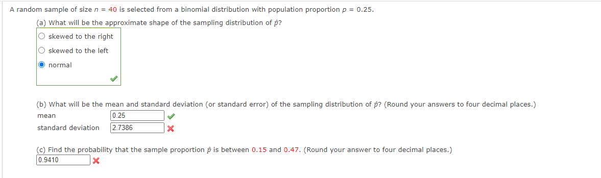 Solved A random sample of size n=40 ﻿is selected from a | Chegg.com