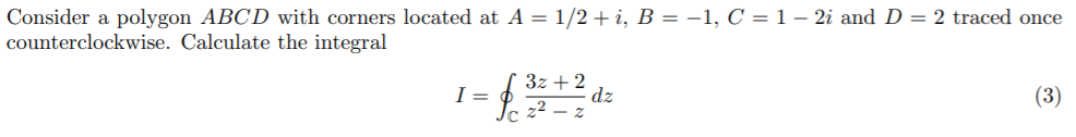 Solved Consider a polygon ABCD with corners located at A= | Chegg.com