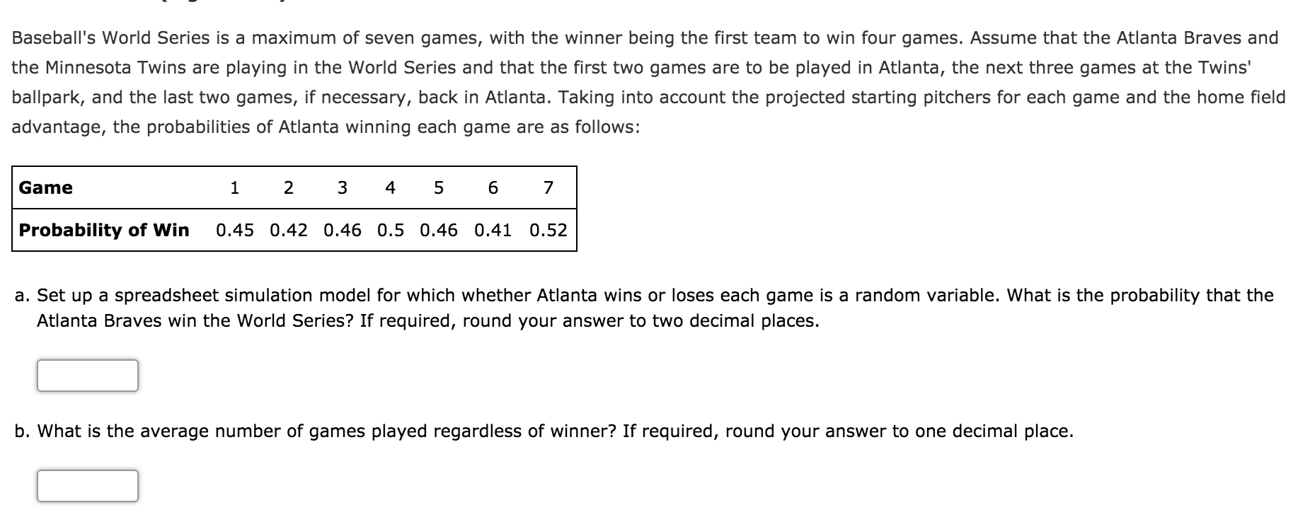 Solved Answer these questions for me: a. ﻿Set up a | Chegg.com