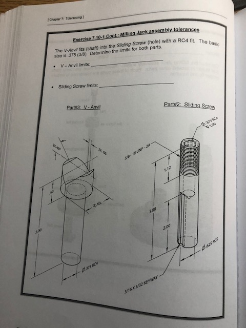 Solved The V-Anvil fits ( shaft) into the Sliding Screw | Chegg.com