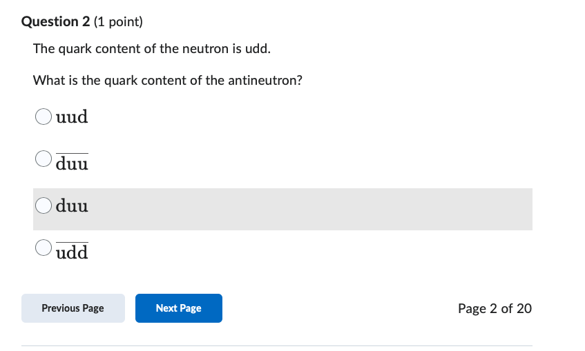 Solved The quark content of the neutron is udd. What is the | Chegg.com