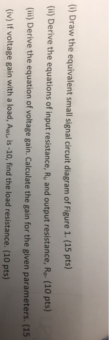 Solved Q1. For the following JFET cascode amplifier circuit, | Chegg.com