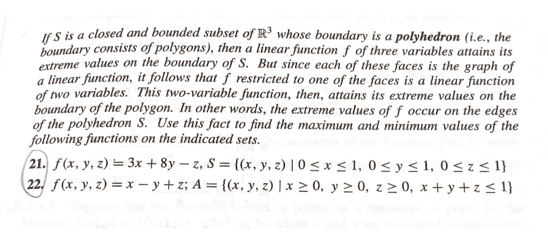 Solved If S is a closed and bounded subset of Rº whose | Chegg.com