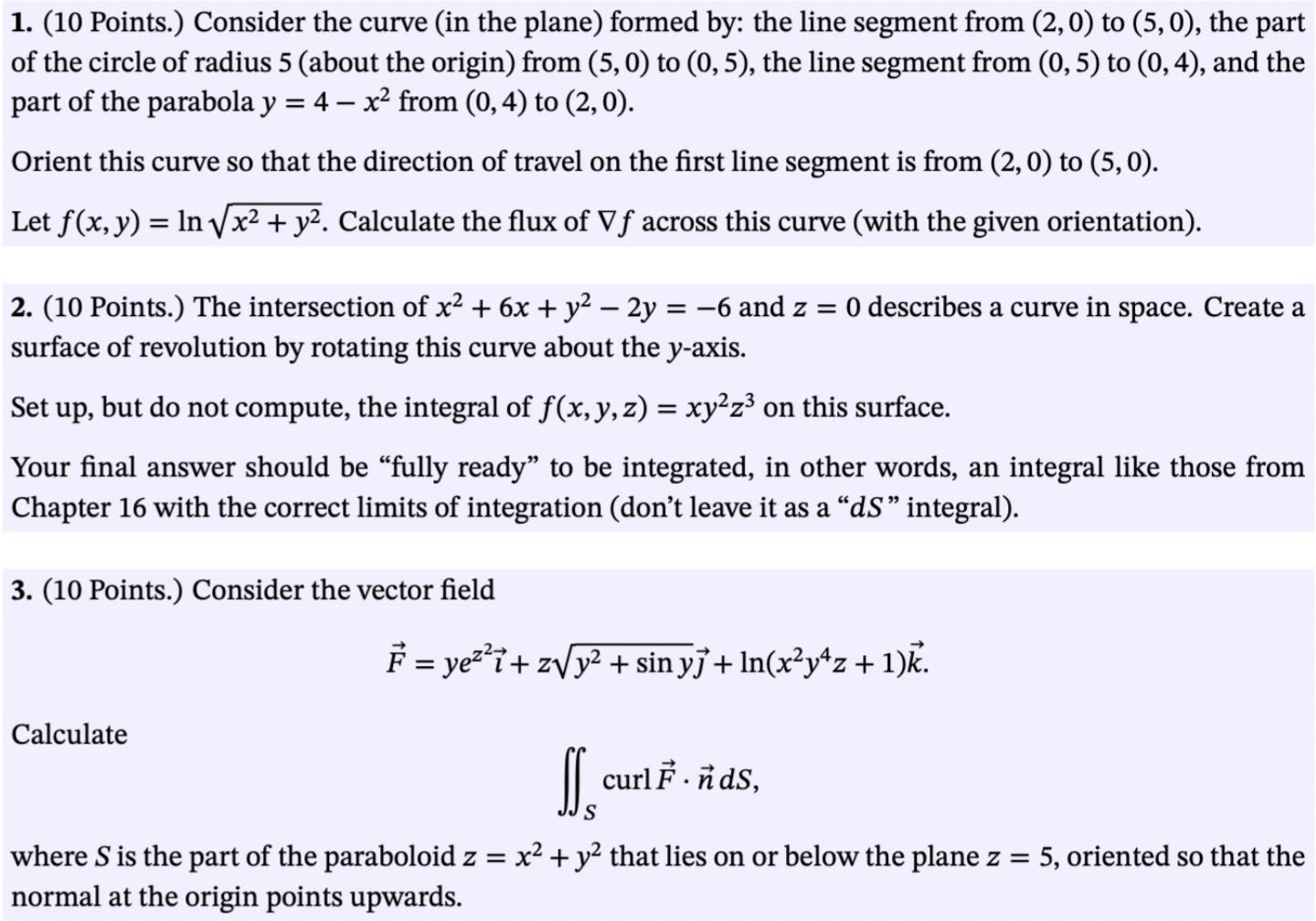 Solved 1. (10 Points.) Consider the curve (in the plane) | Chegg.com