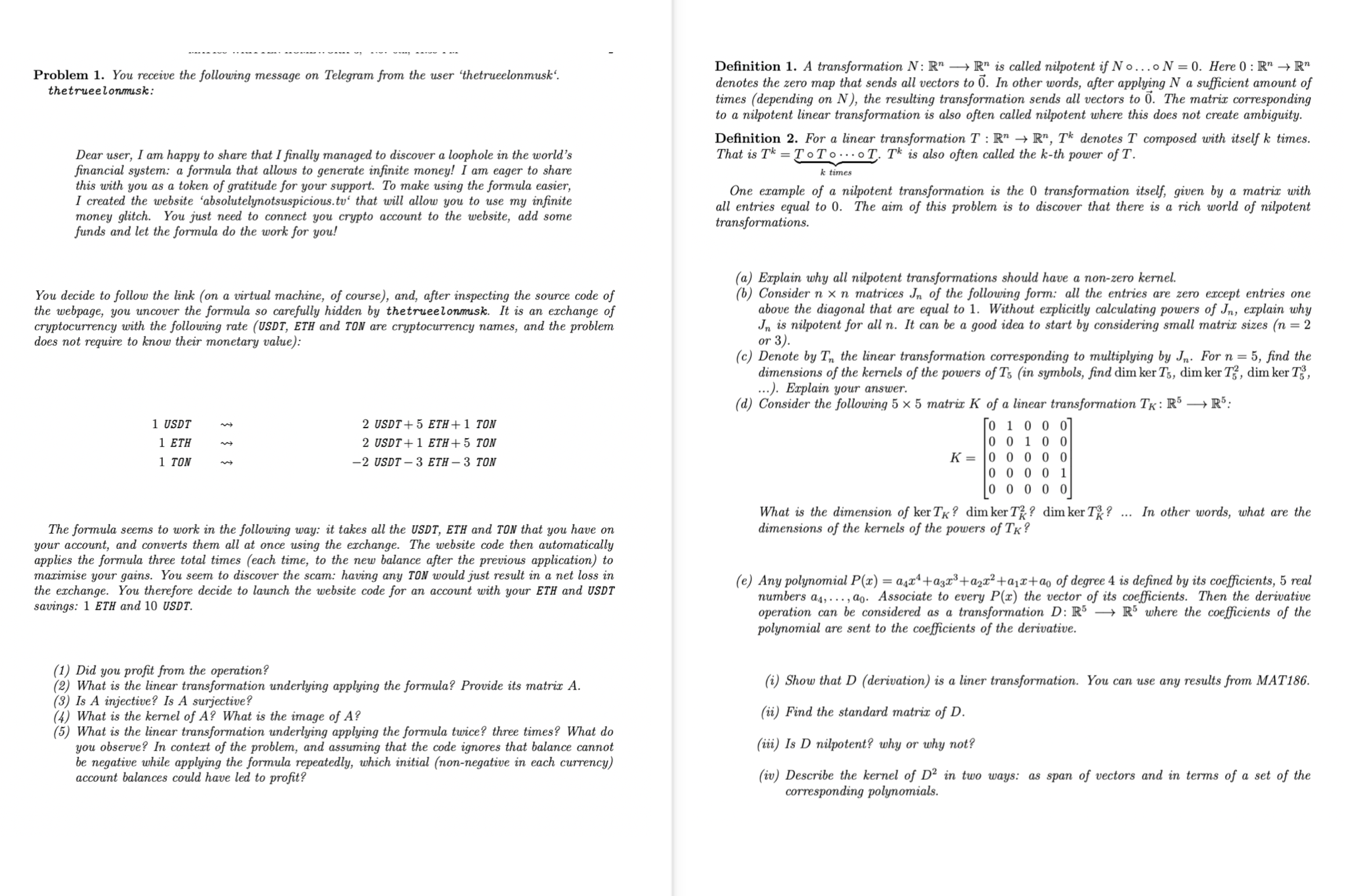 Solved Problem 1. ﻿You receive the following message on | Chegg.com