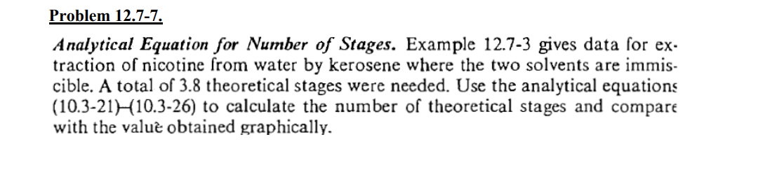 Solved Problem 12.7-7. Analytical Equation for Number of | Chegg.com
