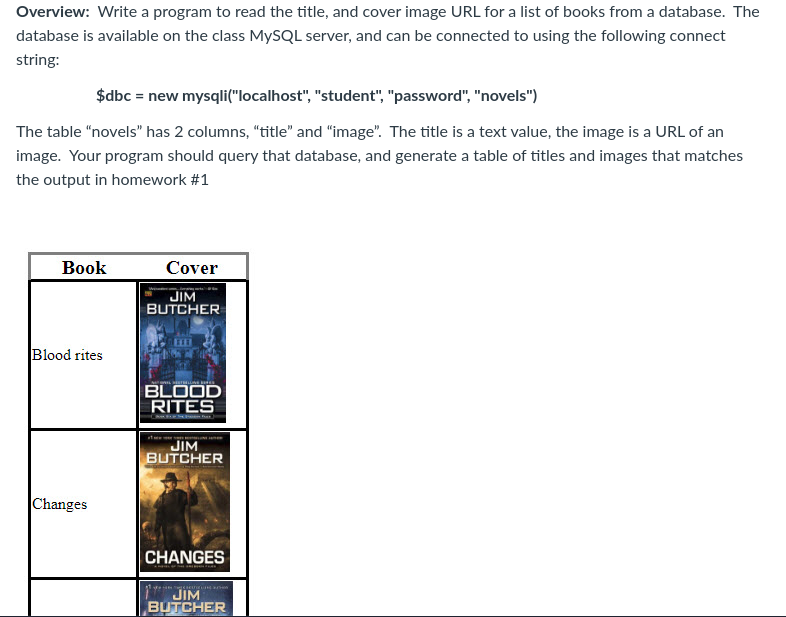 Solved Overview: Write a program to read the title, and | Chegg.com