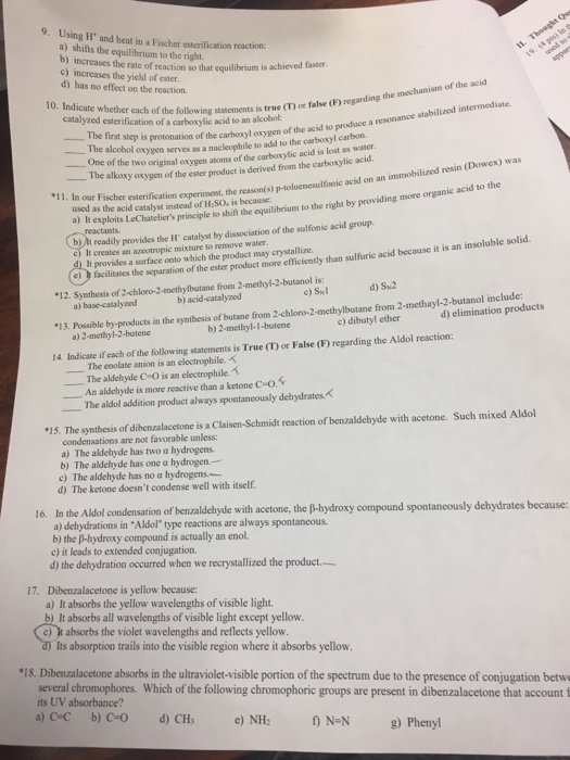 Solved Summer 2018 L. Multiple Choice, T/F (1.5 pts each, 27 | Chegg.com