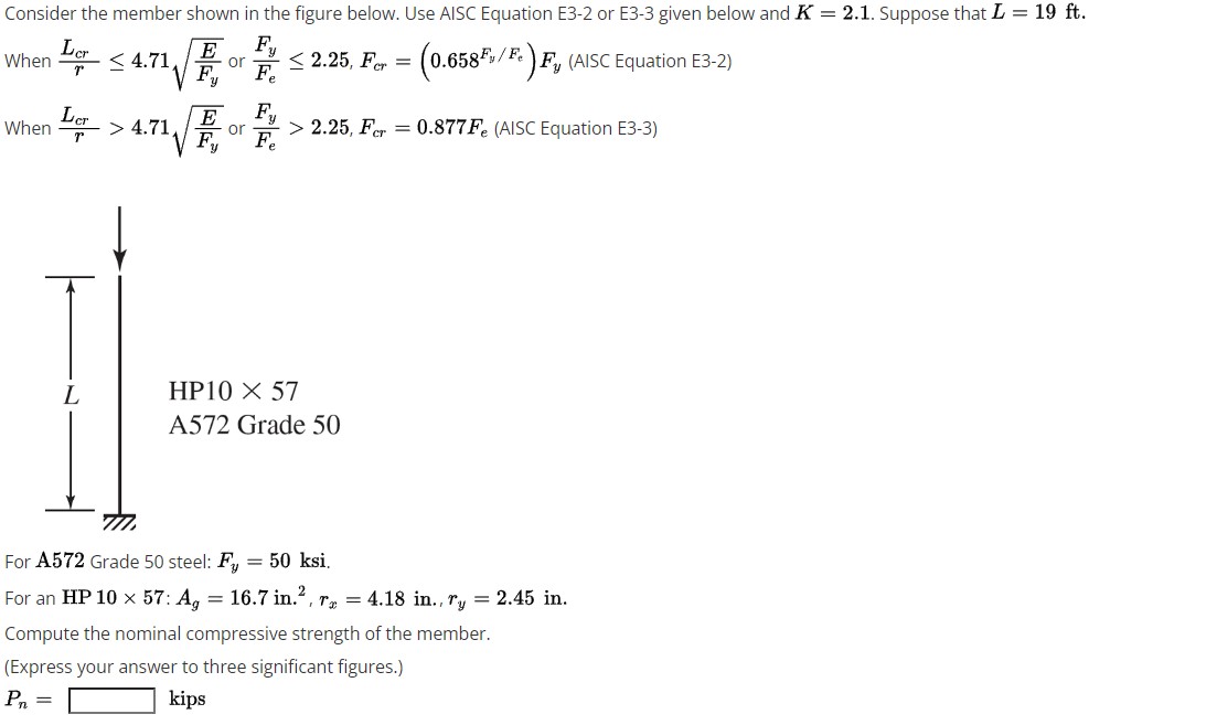 Solved Consider the member shown in the figure below. Use | Chegg.com