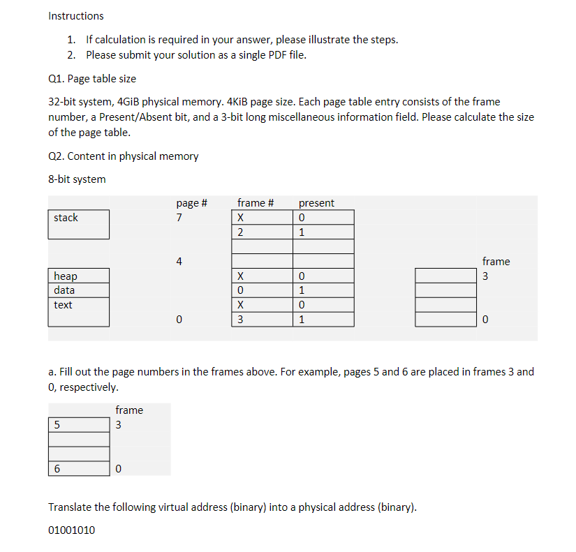 Solved Instructions 1. If calculation is required in your | Chegg.com