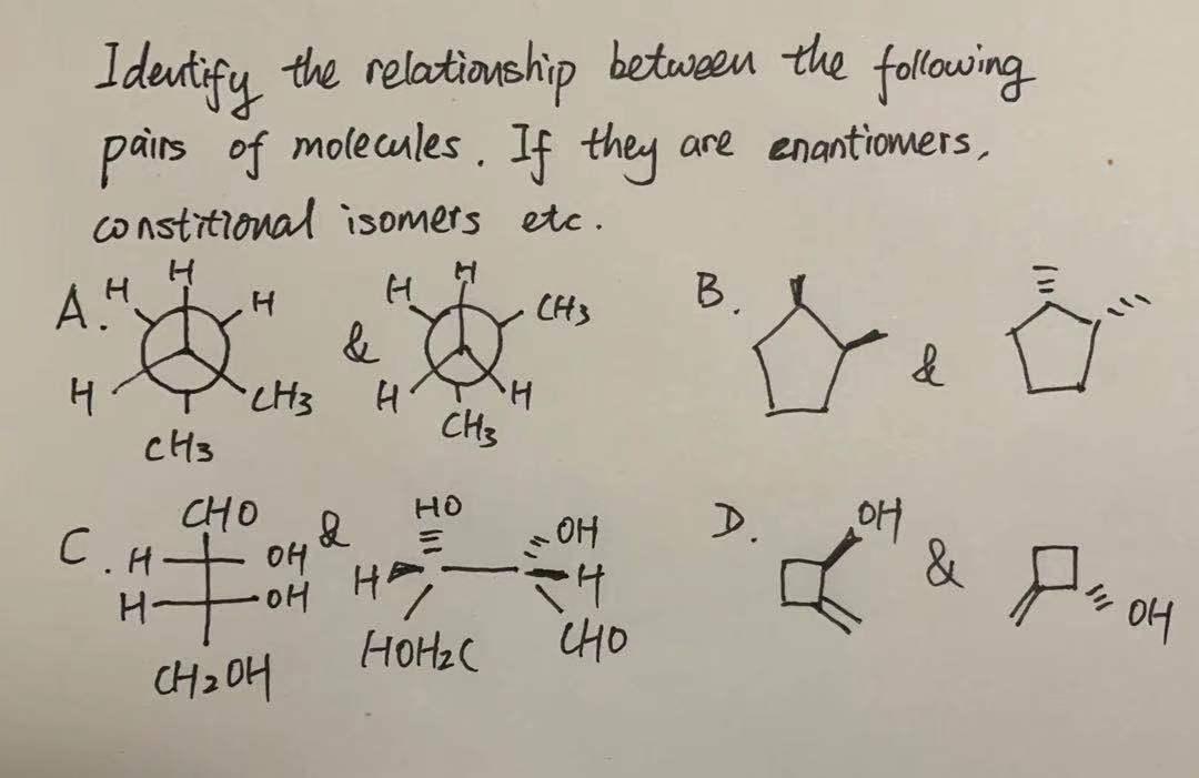 Solved Identify the relationship between the following pairs | Chegg.com
