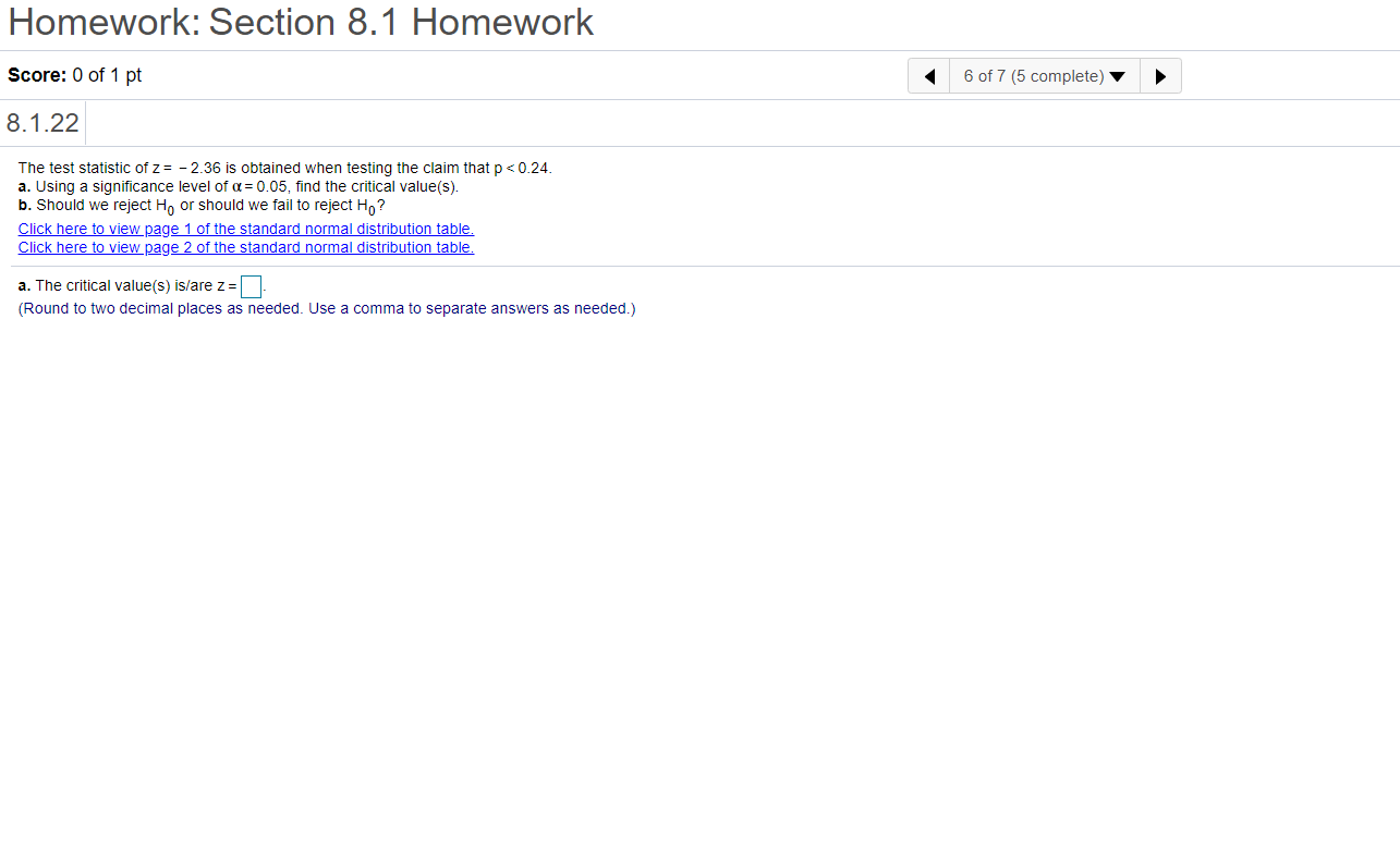 Solved Homework Section 8 1 Homework Score 0 Of 1 Pt 6 Of
