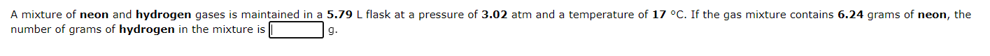 Solved A mixture of neon and hydrogen gases is maintained in | Chegg.com