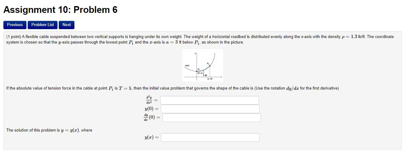 Solved Assignment 10 Problem 6 Previous Problem List Next 0154