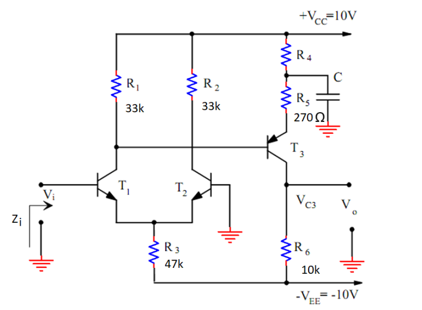 Solved The T1 and T2 transistors used in the figure on the | Chegg.com