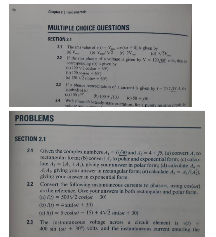 Solved 70 Chapter 2 Fundamentals MULTIPLE CHOICE QUESTIONS | Chegg.com