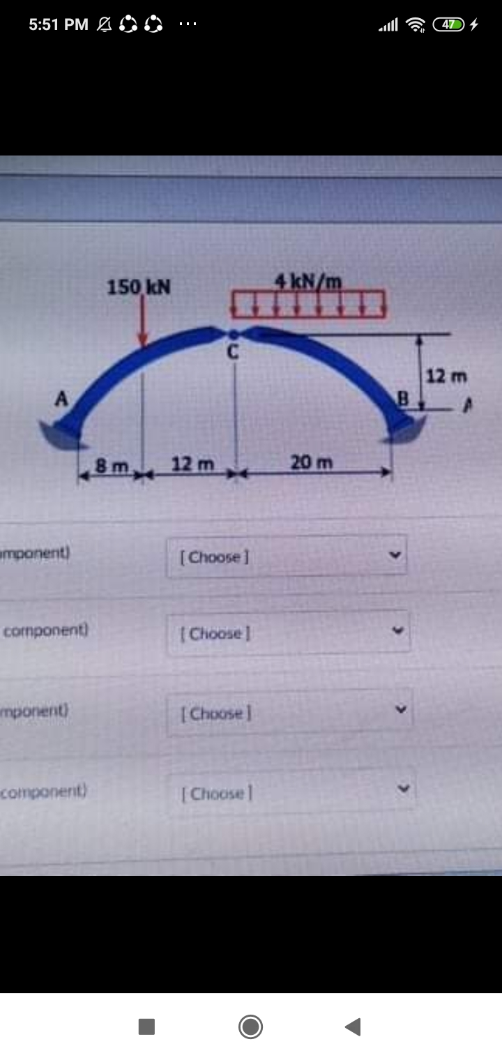 Solved Find the reaction at A(vertical component), reaction | Chegg.com