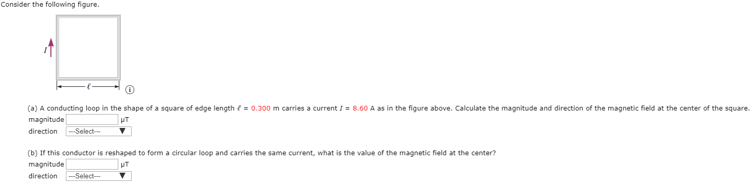 Solved Consider the following figure. (a) A conducting loop | Chegg.com