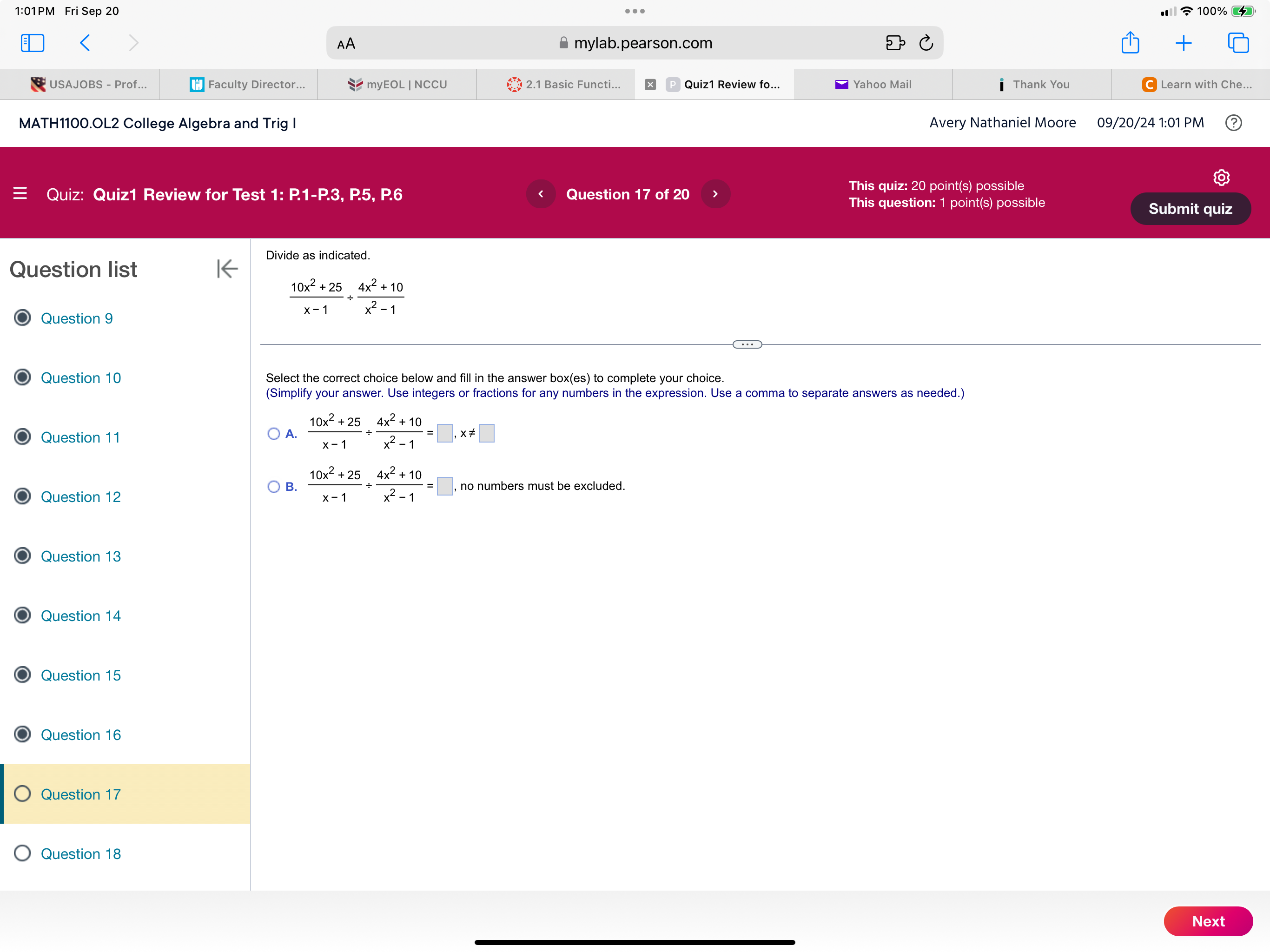 Solved Show me the steps to solve Divide as | Chegg.com