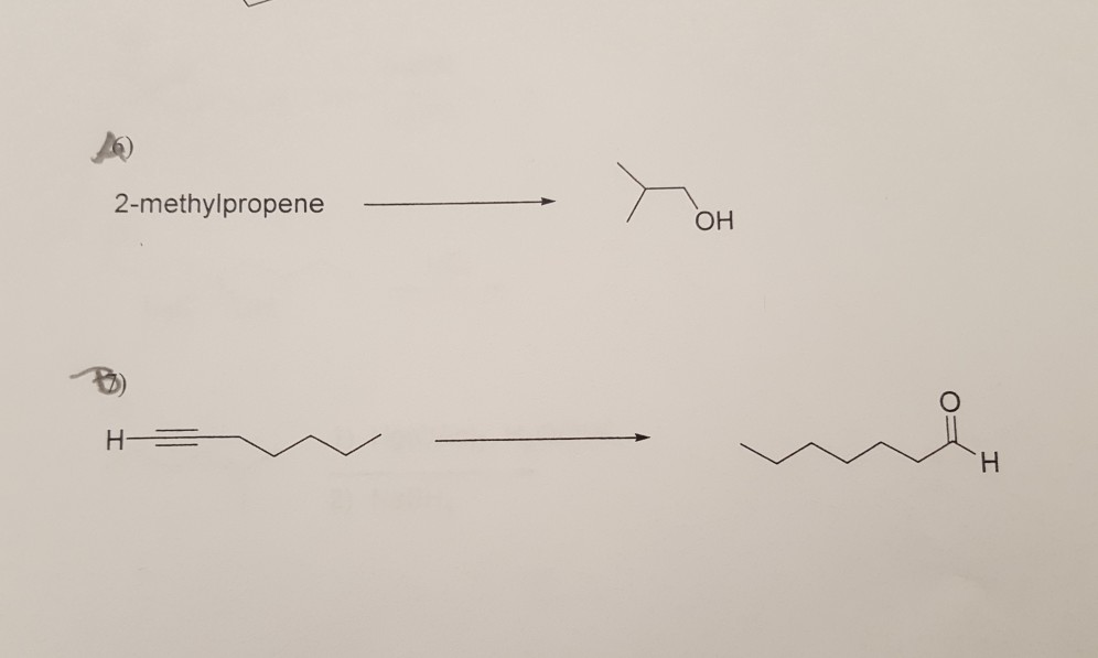 Solved 2-methylpropene он CH3 1) BH3/THF 2) H202/OH 1) Mg, | Chegg.com