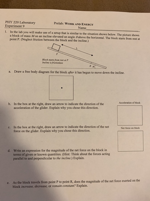 Solved PHY 220 Laboratory Experiment 9 1. In the lab you | Chegg.com