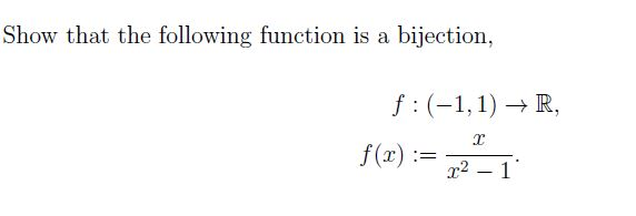 Solved Using Real Analysis (not calculus), solve the | Chegg.com