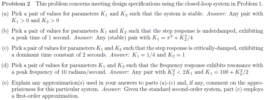 Solved The continuous-time, LTI unity-feedback system | Chegg.com